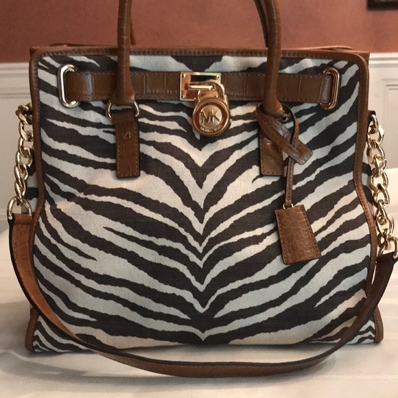 Michael Kors | Bags | Michael Kors Zebra Print Purse | Poshmark